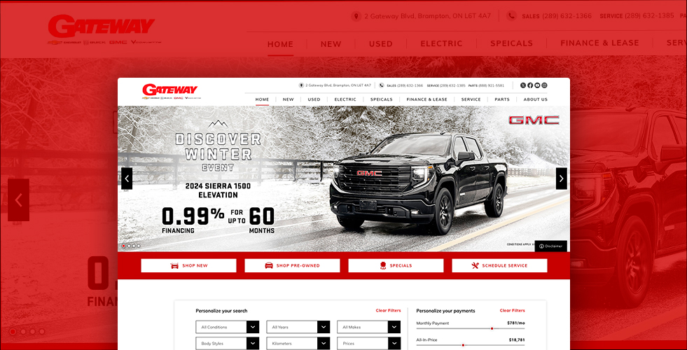 Gateway Chevrolet: New & Used GM Dealer | Brampton, ON